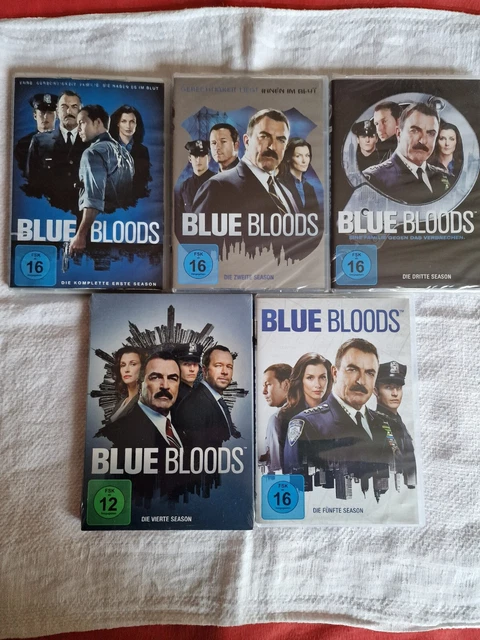 TV-SERIE BLUE BLOODS-DVD Staffeln 1-5 -1 +5-STAFFEL-sehr gut-2-4 STAFFEL-NEU/OVP EUR 45,00 ...