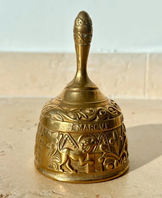 TRÈS BELLE CLOCHE monastère, bronze massif, 19ème siècle EUR 38,00 ...