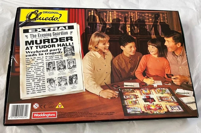 1996 WADDINGTONS ORIGINAL Cluedo The Great Detective Board Game Vintage ...