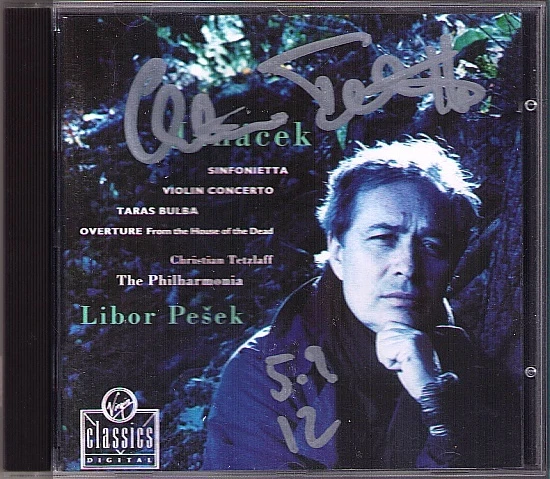 CHRISTIAN TETZLAFF SIGNED JANACEK Sinfonietta Taras Bulba Violin CD ...