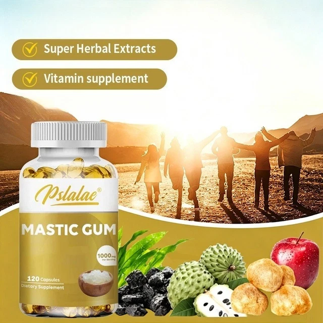 MASTIC GUM CAPSULES - Mastic Gum - Gluten-Free, No Fillers - 120pcs £20 ...