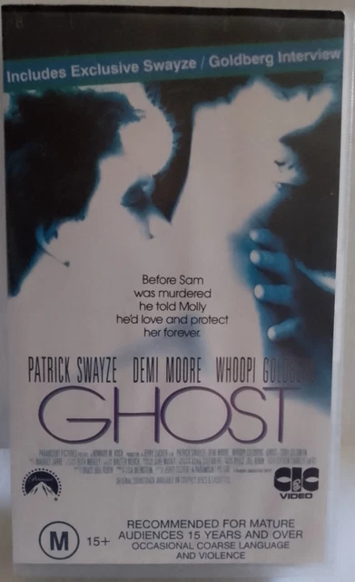 GHOST VHS PATRICK Swayze Demi Moore PAL Video CIC Rainbow 1992 Aust + interviews £26.64 ...