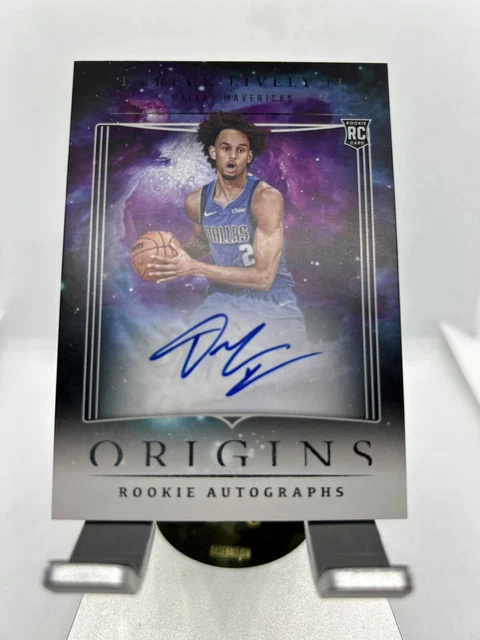 2023-24 PANINI ORIGINS Rookie Auto Dereck Lively Ii Dallas Mavericks ...