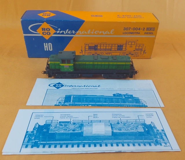 ROCO 04158B HO Gauge/1:87 Scale 307-004-2 RENFE Diesel Loco - Boxed £ ...