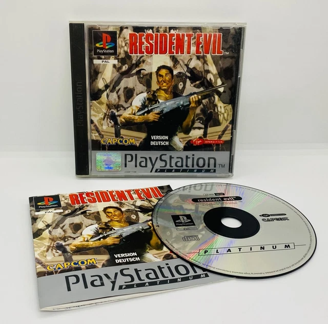 RESIDENT EVIL PS1 PlayStation 1 (Guter Zustand/Disc gut) SEALED in ...