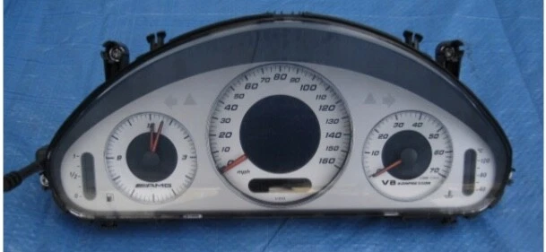 MERCEDES E CLASS W211 55 Amg Instrument Cluster Tacho Speedometer ...