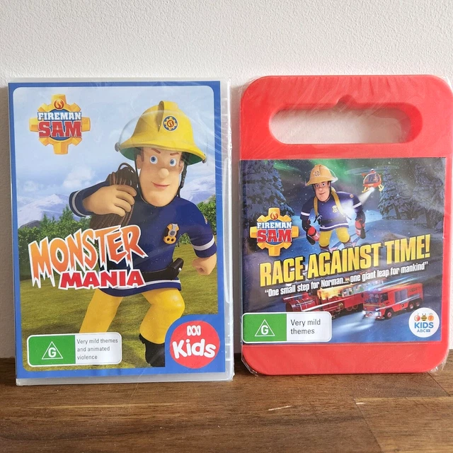 FIREMAN SAM - Monster Mania & Race Against Time DVD Region 4 - BRAND ...