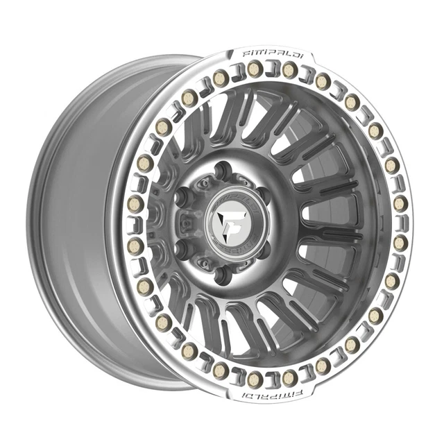 17X9 FITTIPALDI FB152M Silver BEADLOCK Wheels 5x5 (-38mm) Set of 4 EUR ...