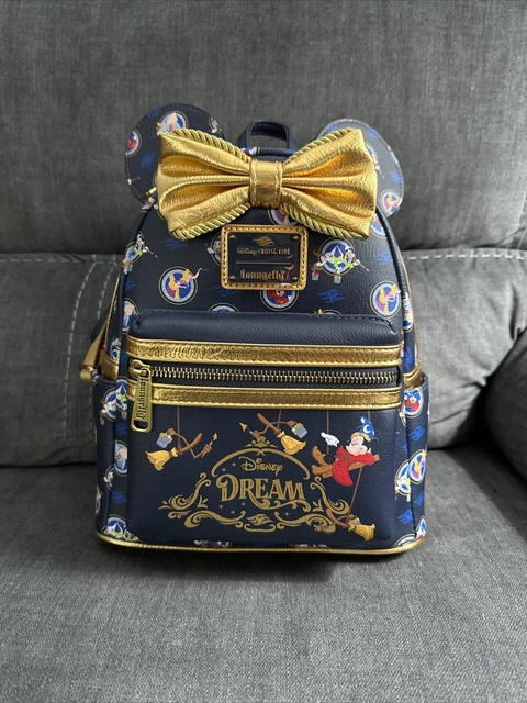 DISNEY DREAM CRUISE Line (DCL) Loungefly Backpack/Bag 2023 Sorcerer ...