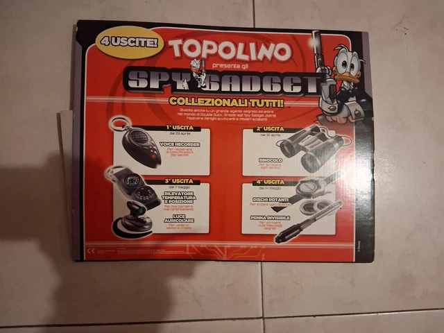 TOPOLINO N° 2738 Spy gadget - Dischi rotanti / Penna top secret ...