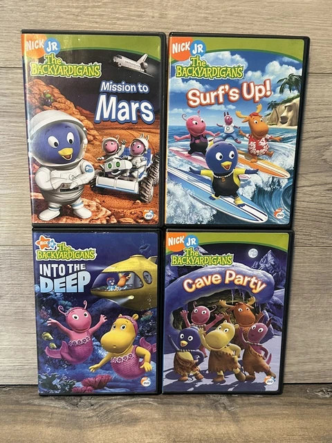 THE BACKYARDIGANS DVD Lot Of 4 Nick Jr. Into the Deep, Cave Party, Surf ...