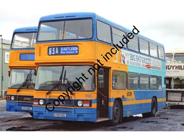 BUS PHOTO: SOLENT Blue Line Leyland Olympian 700 A700Ddl £1.09 ...