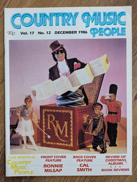 COUNTRY MUSIC PEOPLE magazine December 1986 Ronnie Milsap Cal Smith £6. ...