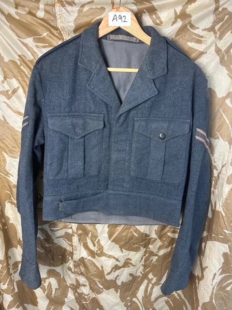 ORIGINAL BRITISH RAF Battledress Jacket - 38" Chest £40.00 - PicClick UK