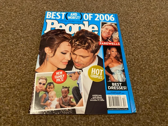 PEOPLE MAGAZINE 25/1/2006 Angelina Jolie Brad Pitt Tori Spelling ...