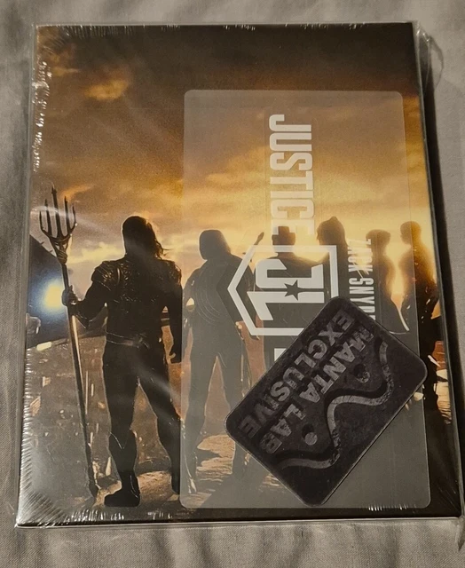 ZACK SNYDER'S JUSTICE LEAGUE 4K UHD Blu-ray MANTA LAB Steelbook FULL SLIP SEALED EUR 105,44 ...