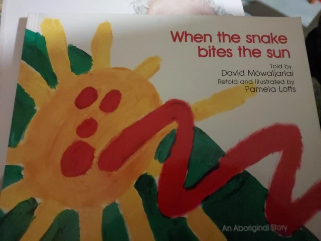 DAVID MOWALJARLAI WHEN The Snake Bites The Sun Pamela Loft Aboriginal ...