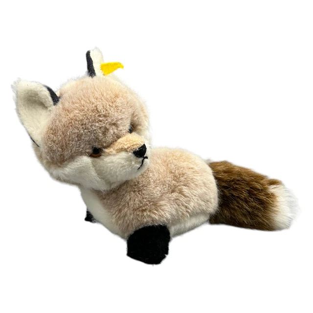 STEIFF FUCHS 9515/18 Stofftier Plüsch Kuscheltier 25cm Beige Fahne ...