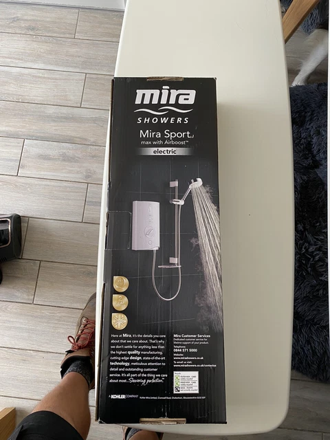 MIRA SPORT MAX Airboost 10.8kw Electric Shower £196.20 - PicClick UK