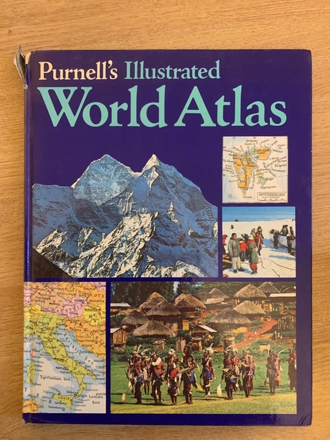PURNELL ILLUSTRATED WORLD Atlas par Chris Tunney EUR 15,17 - PicClick FR