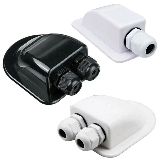 DACHDURCHFÜHRUNG 2-FACH SOLAR Kabeldurchführung Wohnmobil Caravan Camper Weiß EUR 8,29 - PicClick DE