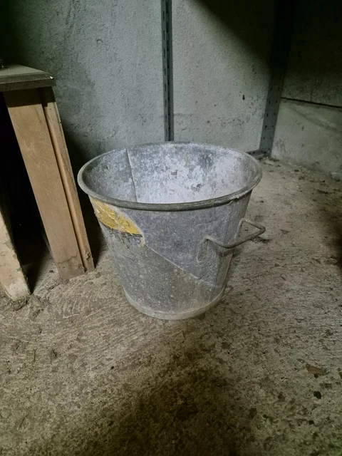 ANCIENNE BASSINE RONDE Cache Pot Jardiniere Jardin Cheminee Terrasse ...