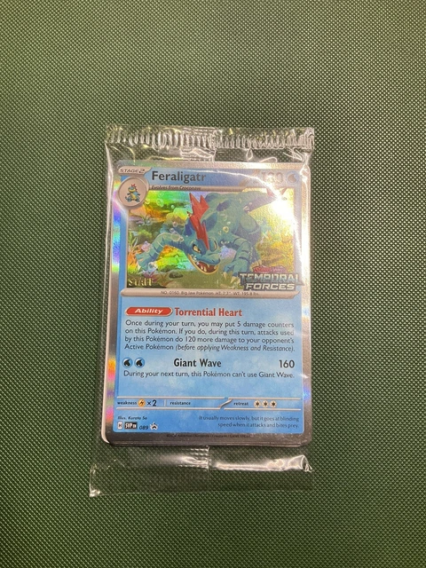 POKÉMON SV TEMPORAL Forces - Pre-Release Sealed Pack Of 4 Cards - STAFF ...
