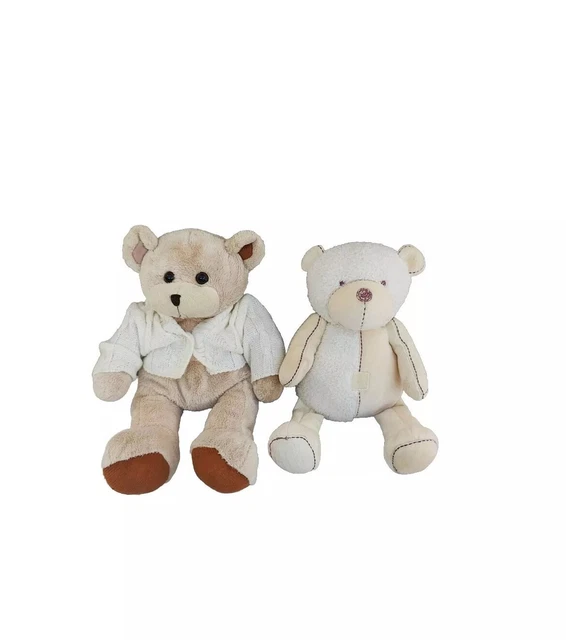 MOTHERCARE BEAR PLEASE Look After Me Soft Toys X2 Comforter Plush ...
