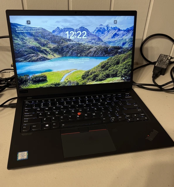 LENOVO THINKPAD X1 Carbon 7th Gen 14" Core i5-8365U 256GB SSD 8Gb RAM ...
