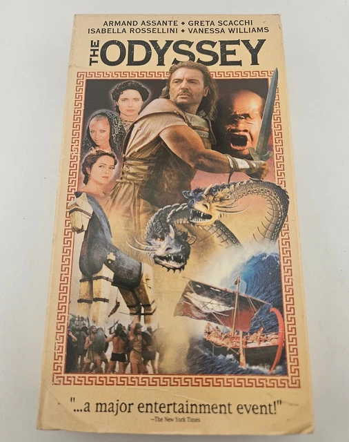 THE ODYSSEY VHS Tape 1997 Armande Assante Greta Scacchi Christopher Lee ...
