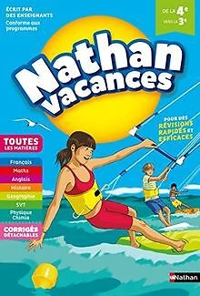 CAHIER DE VACANCES 2018 de la 4ème vers la 3ème, tout... | Livre | état ...