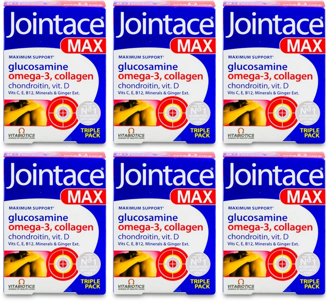 VITABIOTICS MAX TRIPLE Collagen Glucosamine Omega 3 84 Pack X 6 £142.99 ...