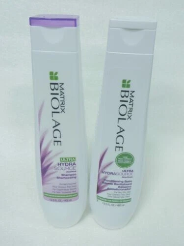 MATRIX BIOLAGE ULTRA HYDRASOURCE SHAMPOO & CONDITIONING BALM 13.5 oz ...