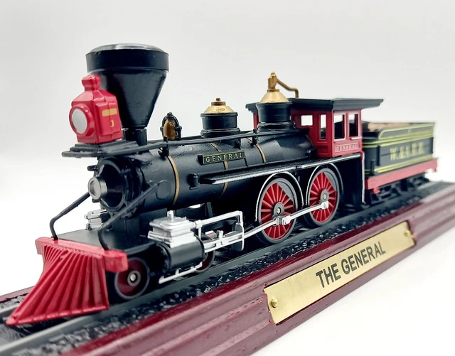 VINTAGE STEAM LOCOMOTIVE Railroad Train Scale Model Railway Display ...