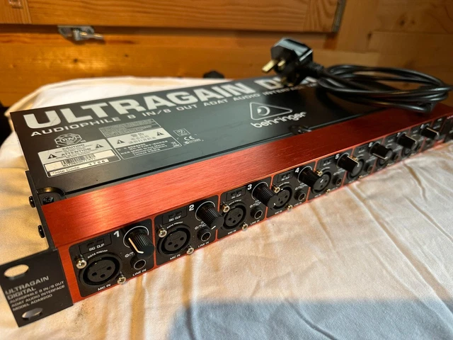 BEHRINGER AUDIOPHILE ADA8200 8 In/8 Out ADAT Audio Interface with Midas ...