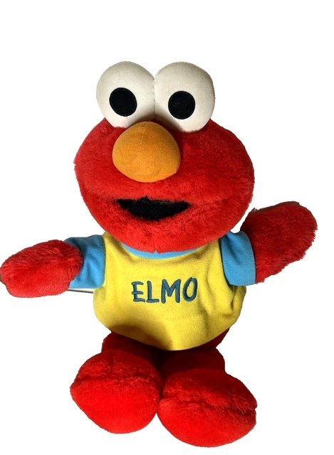 VTG TYCO TICKLE Me Elmo Plush Talking Laughing Wiggles Sesame Street ...