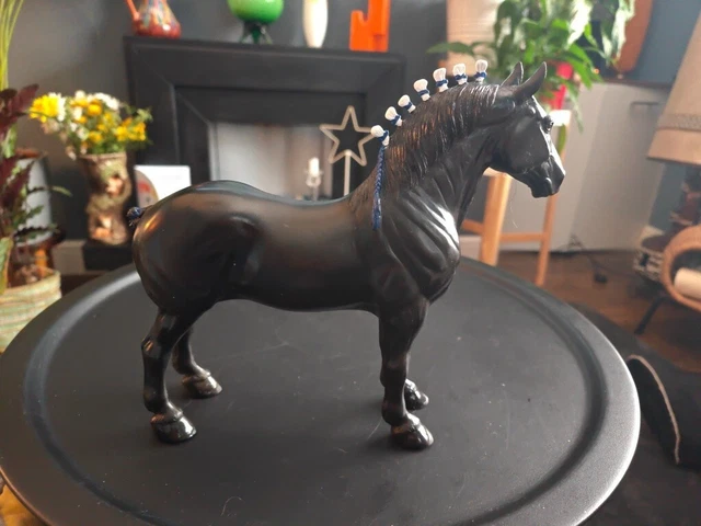 VTG PLASTIC DRAFT Horse Model. M.G.s Prince. Peter Stone 1996 Run of ...