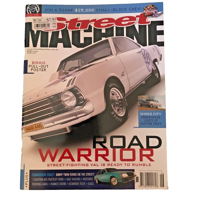 STREET MACHINE JUNE 2005 Car Magazine Vol 25 Issue 6 Poster Inside $32. ...