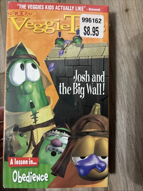 VEGGIETALES - JOSH And The Big Wall (VHS, 1999) Vintage New Sealed £5. ...