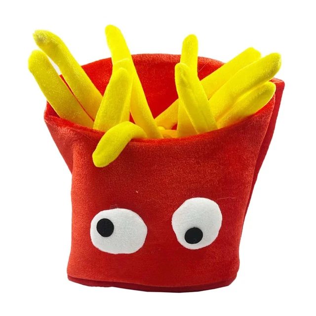 FRIES HAT COSPLAY Costume Head Accessories Carnival Cute Party Supplies ...