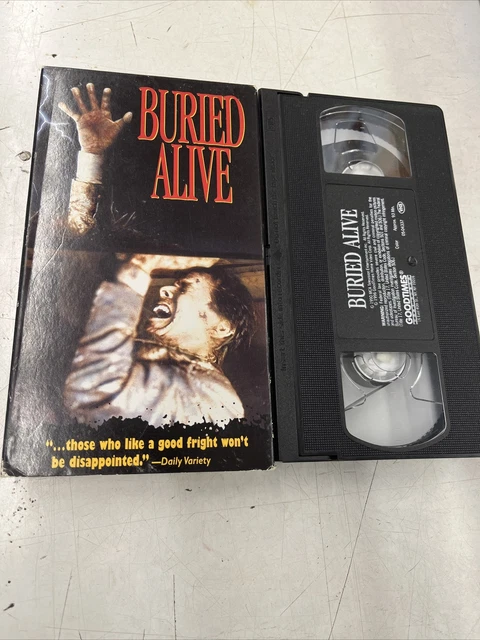 BURIED ALIVE (VHS, 1996) Tim Matheson Jennifer Jason GoodTimes Horror £ ...