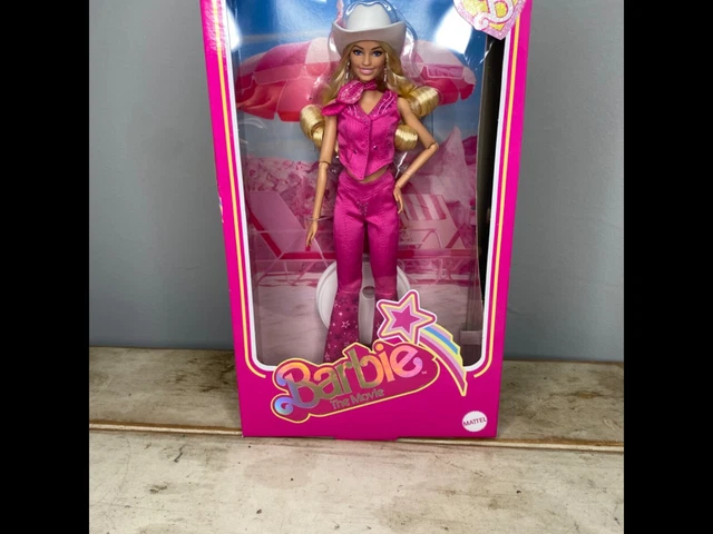 BOX DAMAGED BARBIE the Movie Margot Robbie doll in her Western Outfit ...