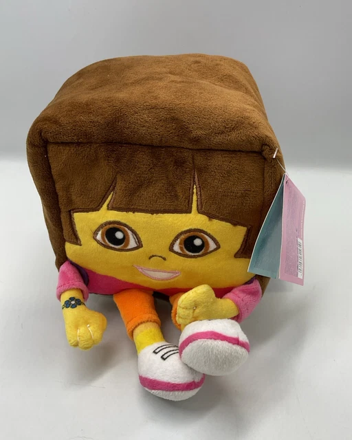 DORA THE EXPLORER Nickelodeon Square Cube 2018 Plush Soft Toy With Tags ...