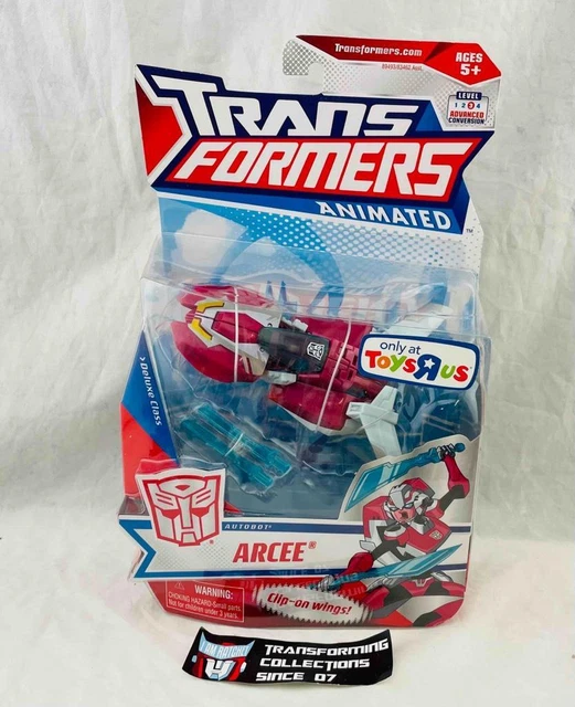 TRANSFORMERS 2008 ANIMATED Deluxe Class Arcee TRU Exclusive MOSC EUR 72 ...