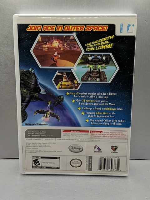 DISNEY'S CHICKEN LITTLE: Ace in Action (Nintendo Wii, 2006) £8.95 ...