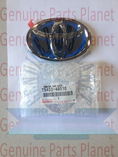 EMBLÈME DE COFFRE GENUINE TOYOTA CAMRY/PRIUS C/HIGHLANDER 75403-48010/ ...