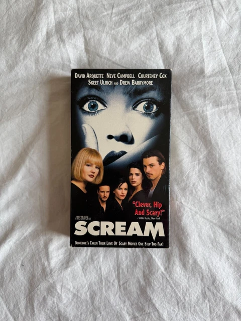 SCREAM WES CRAVEN Drew Barrymore Courteney Cox David Arquette VHS 1996 ...