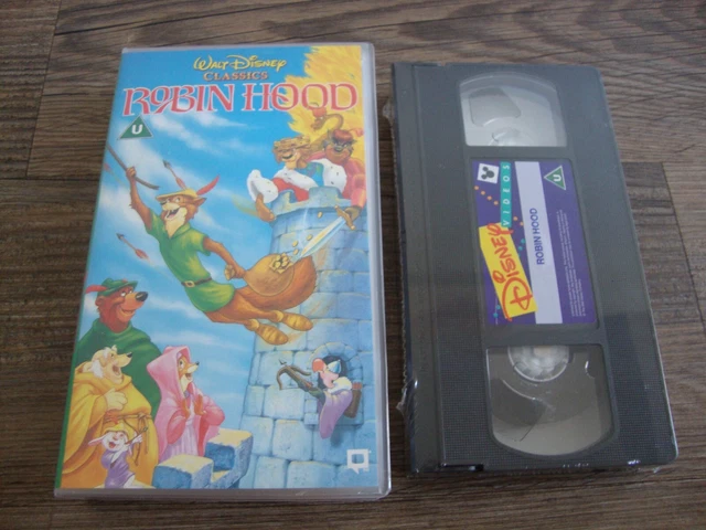 WALT DISNEY CLASSICS Robin Hood VHS Video Tape 1993 EUR 7,01 - PicClick IT