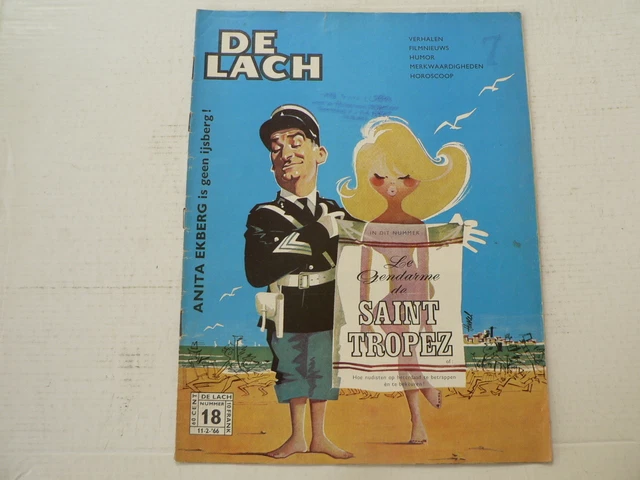 DE LACH 6618-ANITA Ekberg,Barbara Bouchet,Louis De Funes Gendarme Saint ...