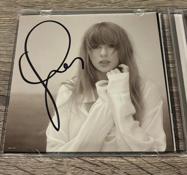 TAYLOR SWIFT THE Tortured Poets Department CD & Signed Autographed ...
